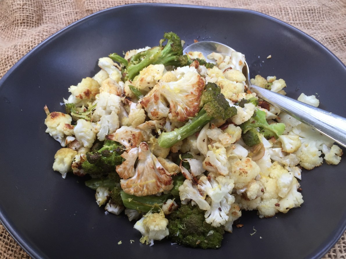 Sweet Roasted Cauliflower and Broccoli | the ripe earth